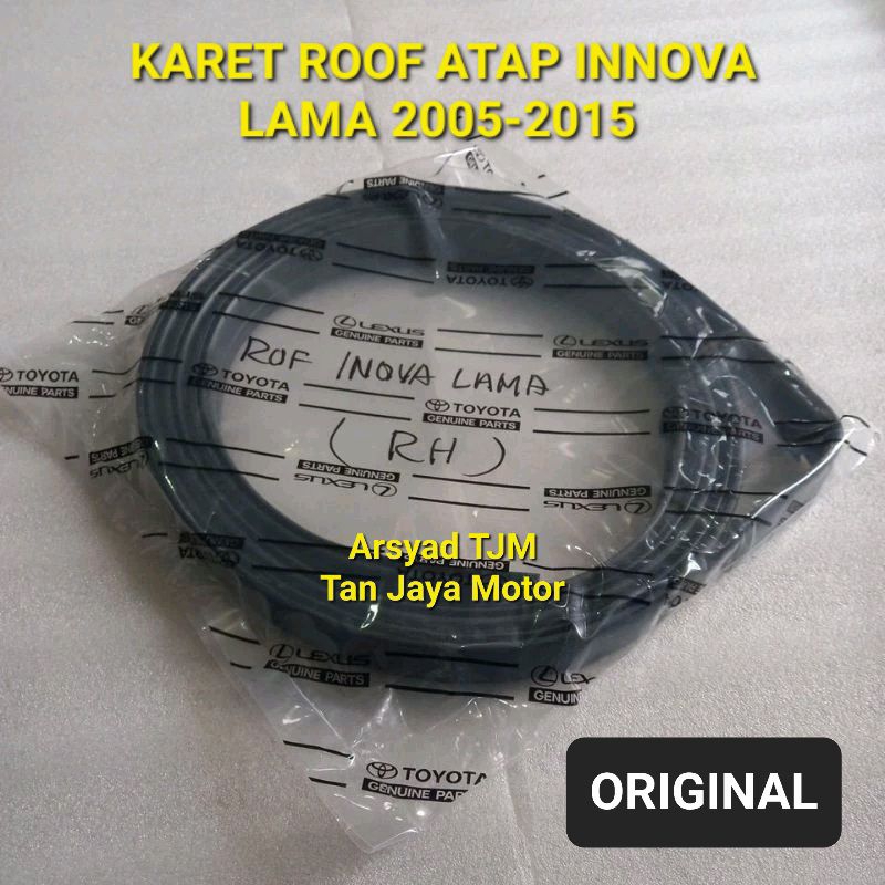 Jual Karet List Roof Atap Kabin INNOVA LAMA ORIGINAL 2005 2006 2007 ...