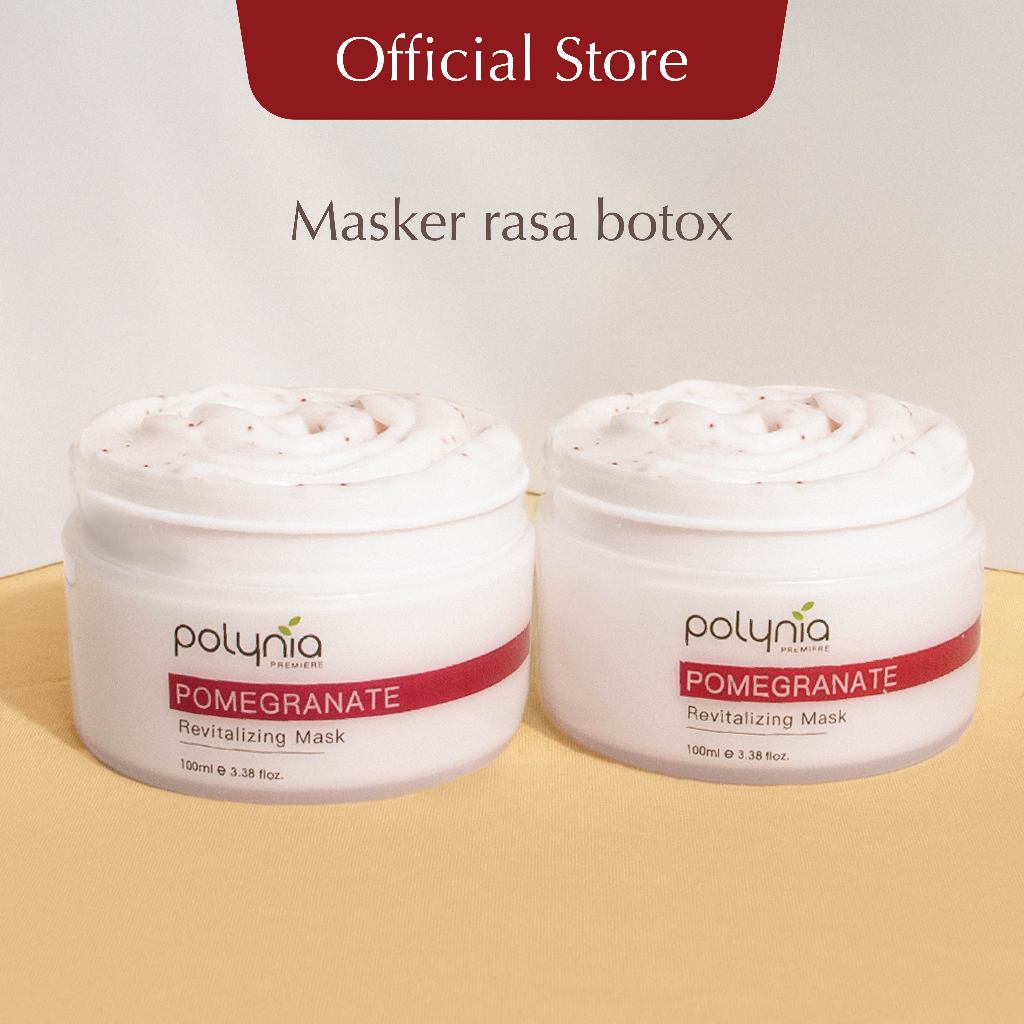 Jual POLYNIA | Double Jar Pomegranate Revitalizing 100ml X2 | Masker ...