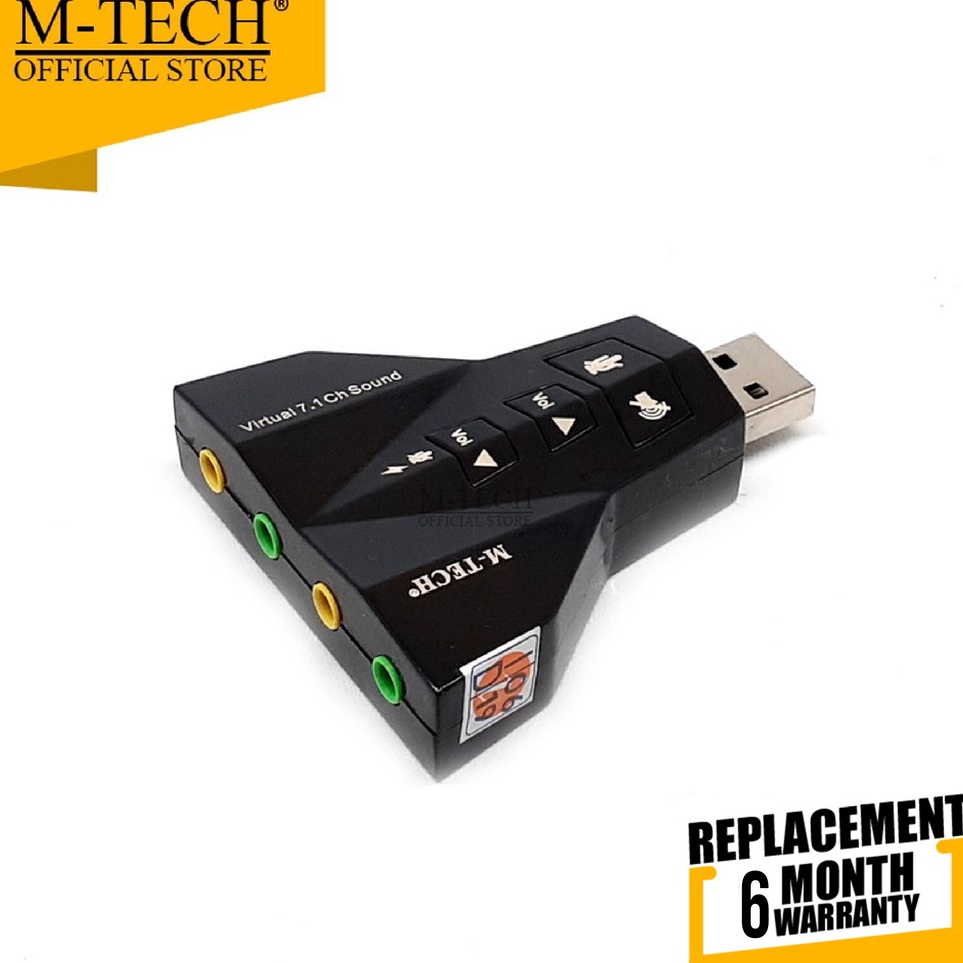 Jual HP USB SOUND MTech Original 71 Double Usb to Jack Sound Card ...