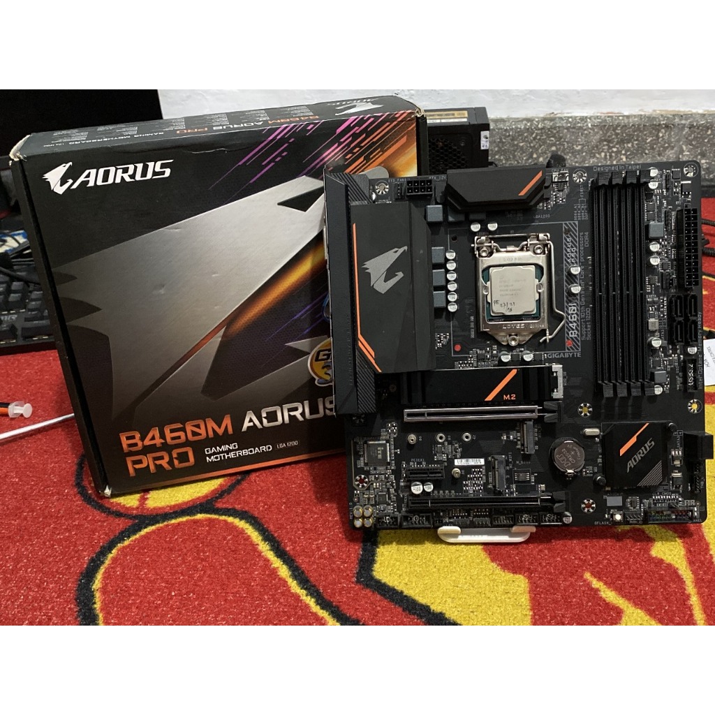 Jual Motherboard Gigabyte B460M Aorus Pro LGA1200 gen 10 ddr4 Mobo Intel B460 chipset | Shopee ...