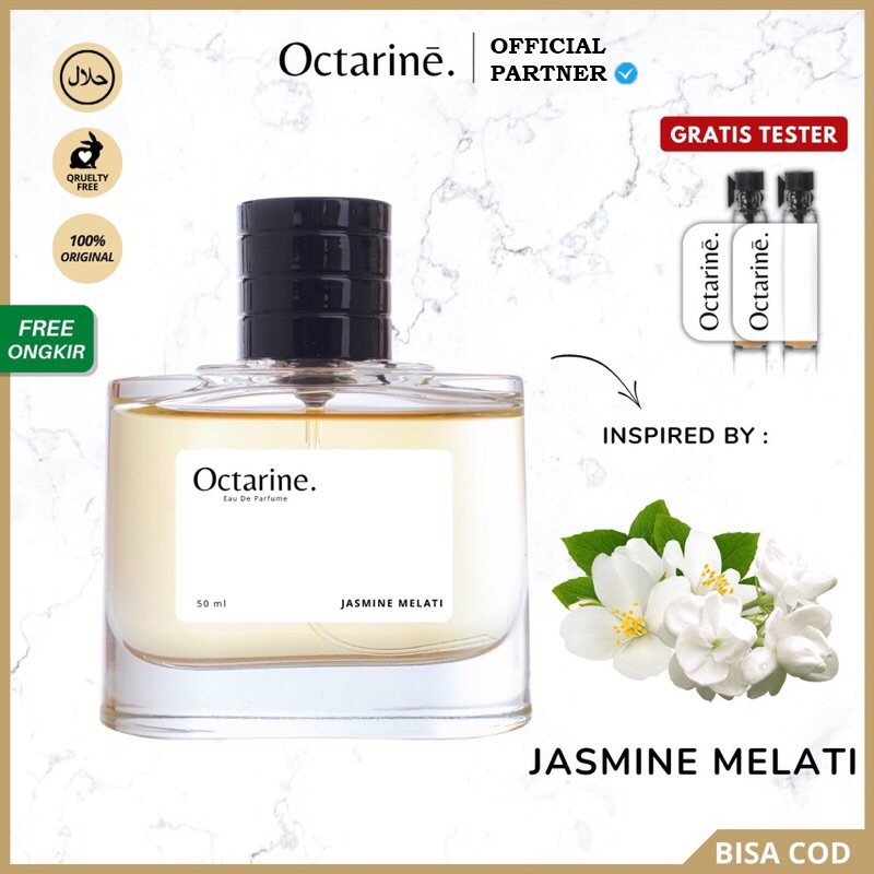 Jual Octarine - Parfum Wanita Pria Tahan Lama Aroma Segar Bunga Melati ...