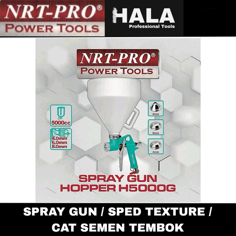 Jual NRT-PRO / SPRAY GUN / SPED TEXTURE / SPED CAT TEMBOK SEMEN H5000G ...