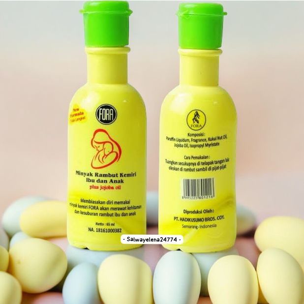 Jual minyak kemiri fora isi 65ml untuk penebal alis dan penebal rambut ...