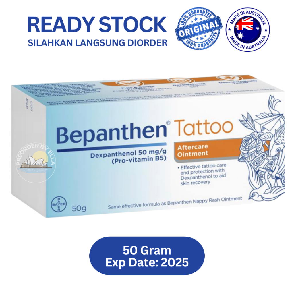 Jual Bepanthen Tattoo Aftercare Ointment 50gr | Shopee Indonesia
