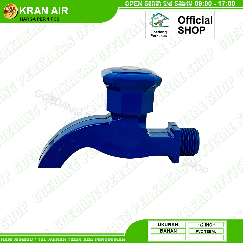 Jual Kran Air Pvc 1/2 Inch Mahkota Sova / Keran Air Kamar Mandi Model ...