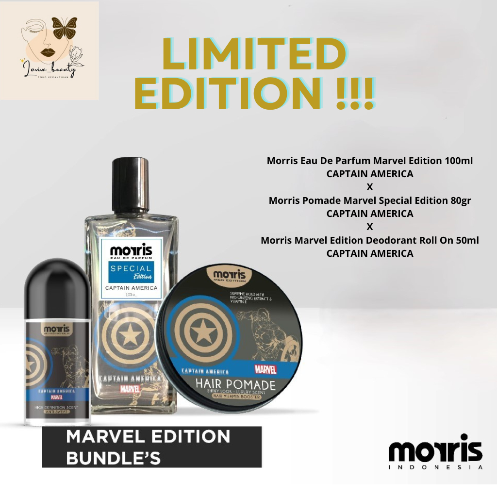 Jual [PAKET PROMO] MORRIS MARVEL EDITION SPECIAL BUNDLES CAPTAIN ...