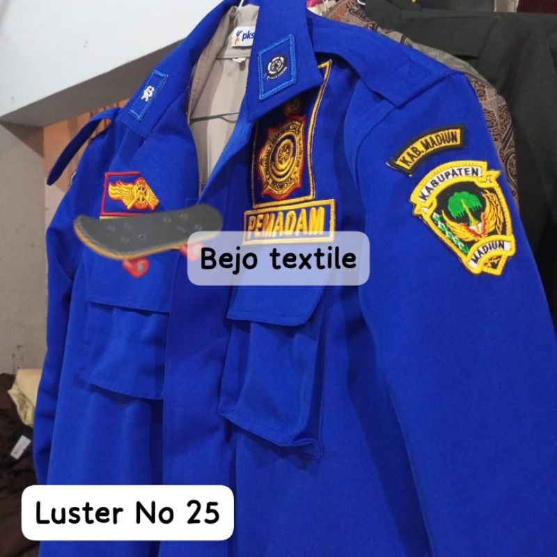 Jual kain seragam Damkar luster kotak | Shopee Indonesia