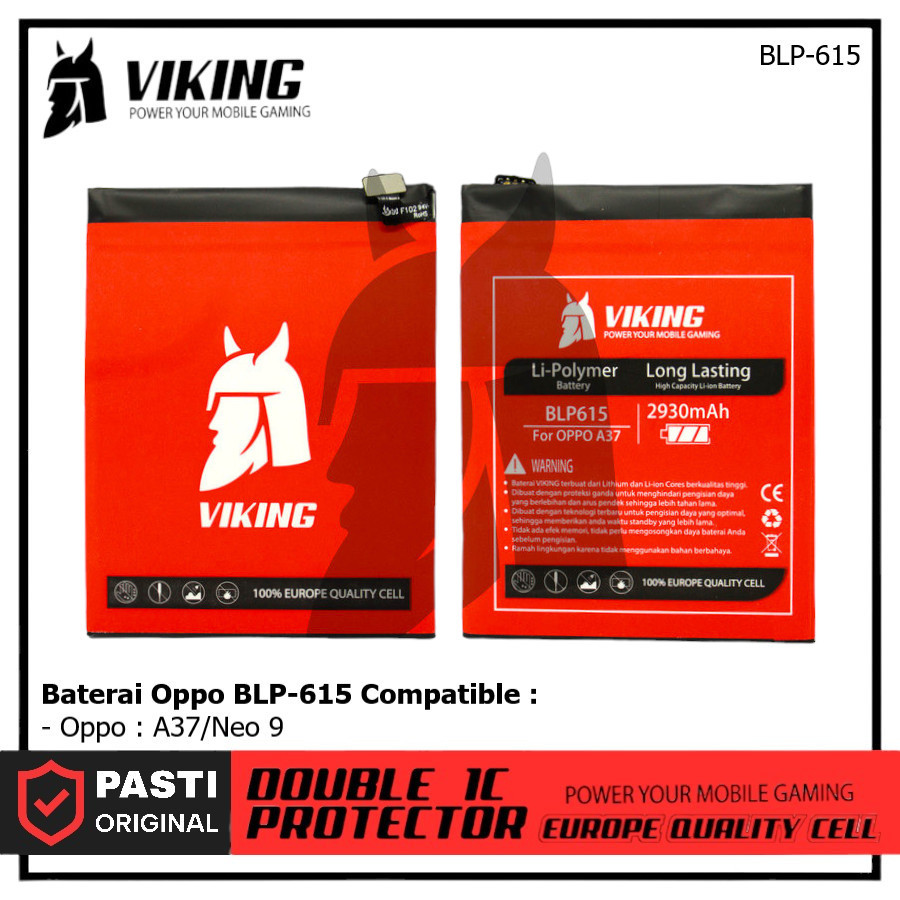 Jual Baterai Viking For Oppo A37 / Oppo A37F / Oppo Neo 9 BLP-615 ...