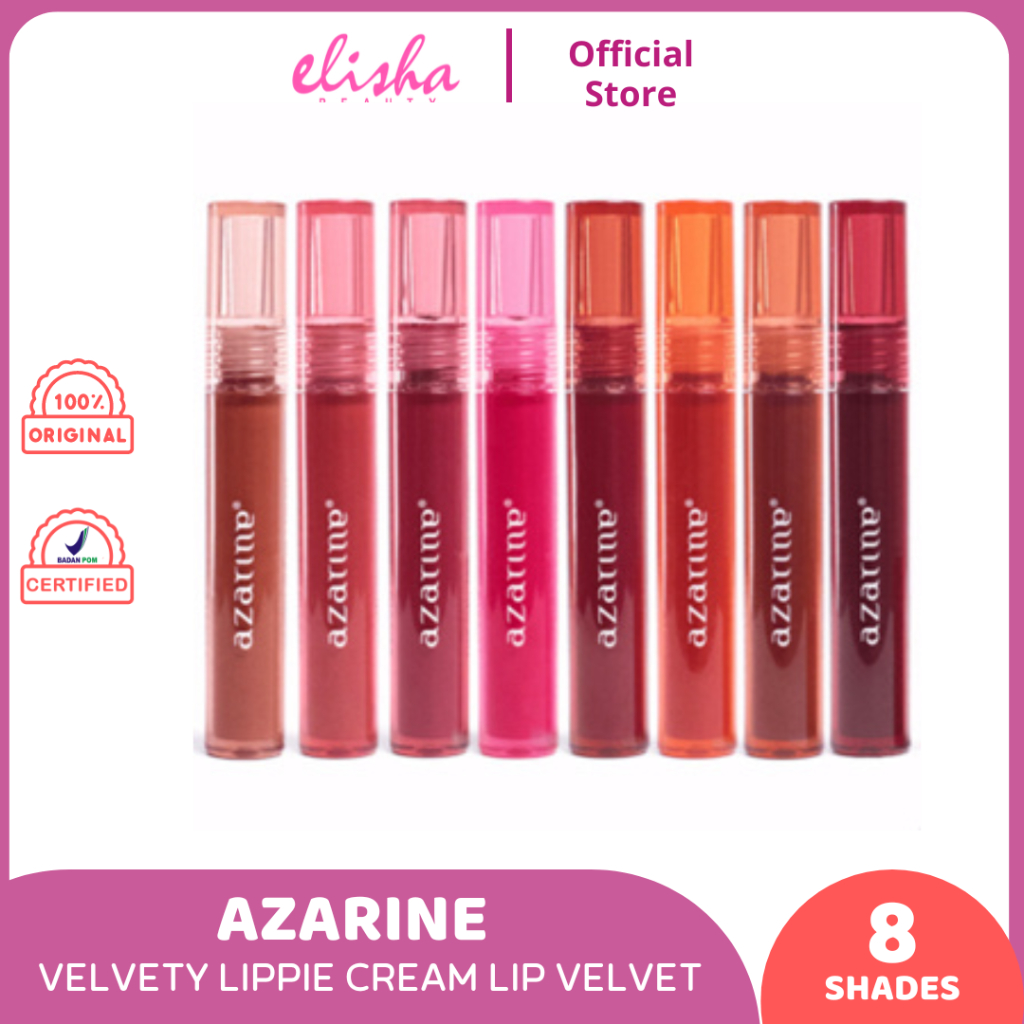 Jual [Azarine x Red Velvet] Velvety Lippie Cream Lightweight Lip Velvet ...