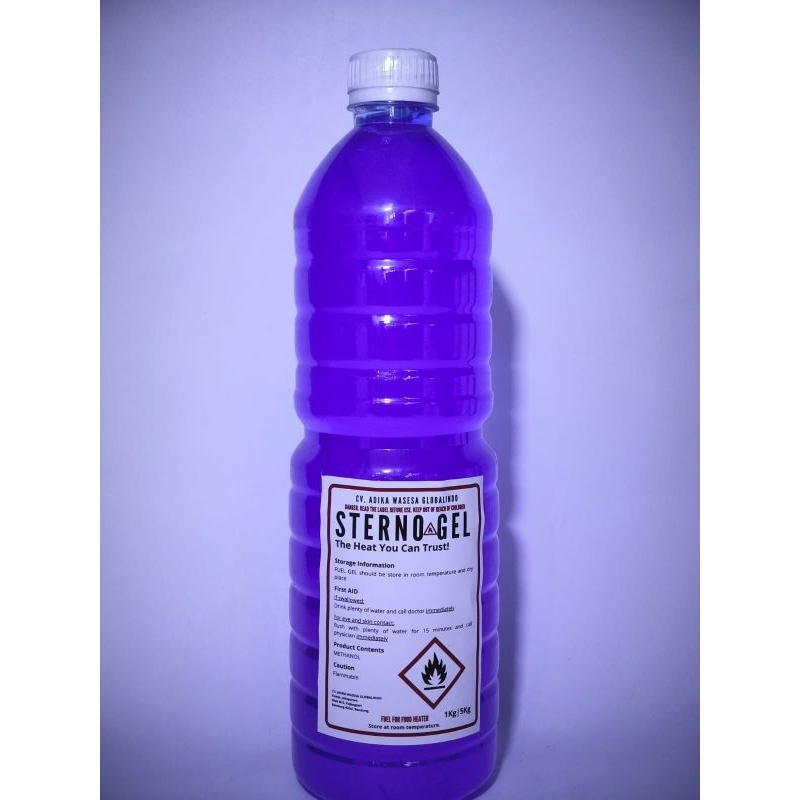 Jual STERNO gel lilin kemasan botol pet 1 Liter | Shopee Indonesia