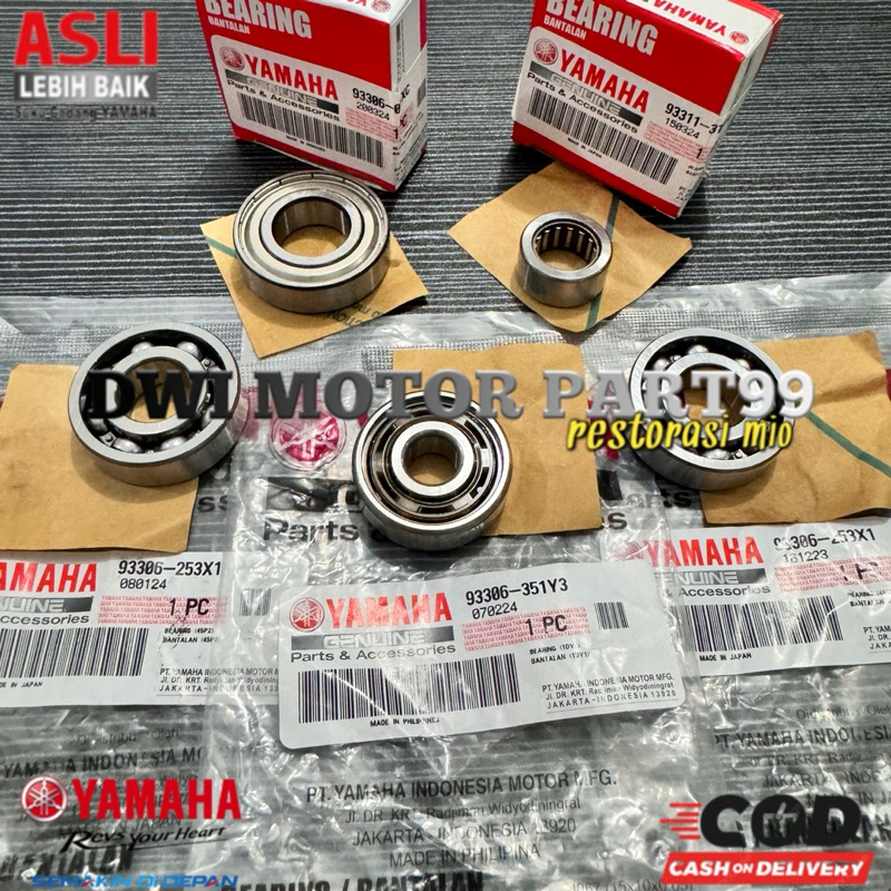 Jual LAKER BEARING RASIO SET MIO SPORTY SMILE SOUL NOUVO Z LELE ...