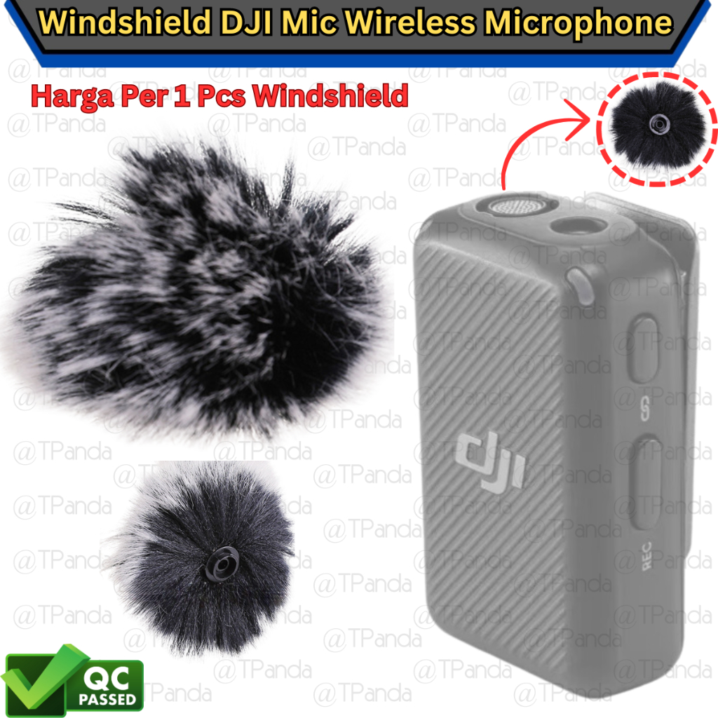 Jual Windscreen For DJI MIC Wireless Microphone Transmitter Deadcat ...