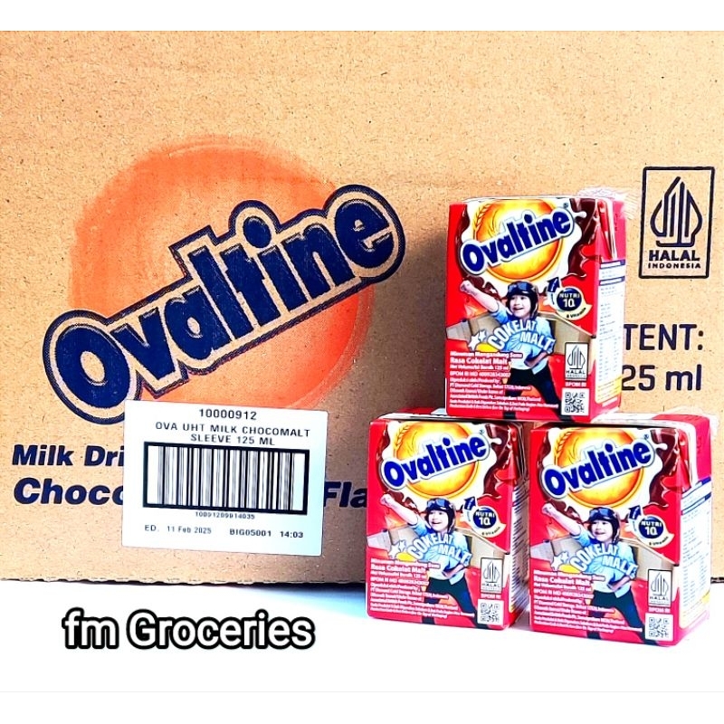 Jual Ovaltine uht 125ml isi 40 pcs | Shopee Indonesia