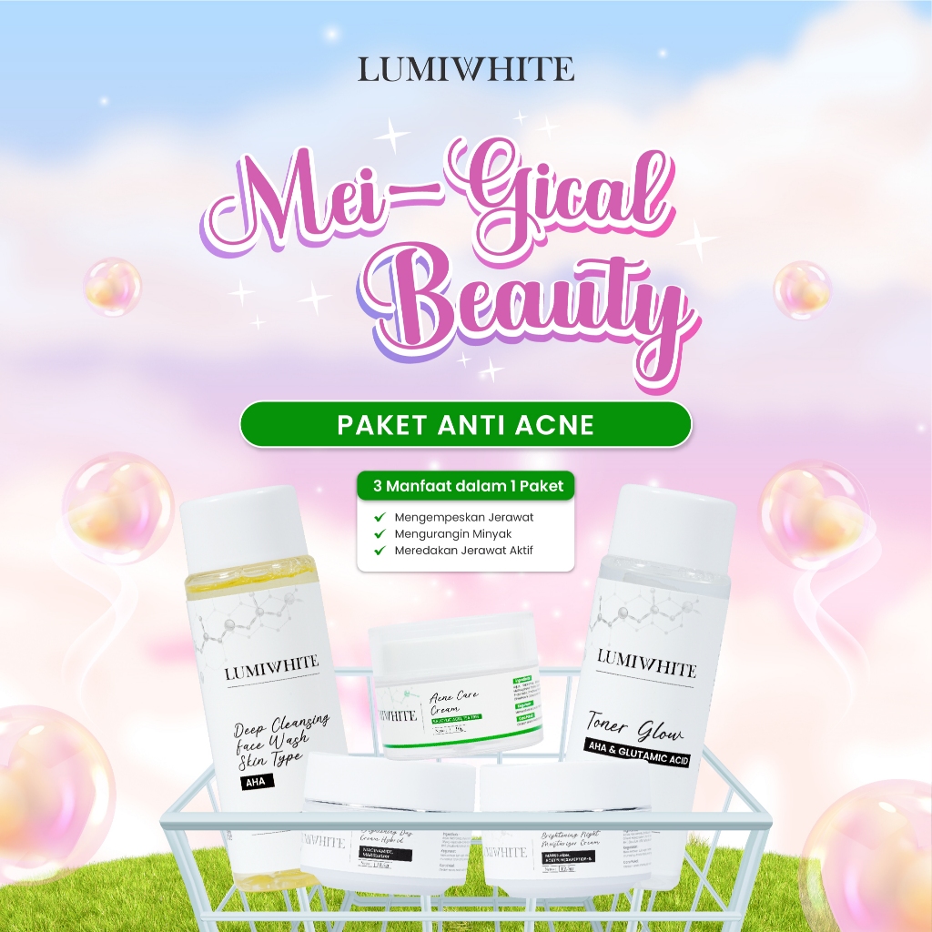 Jual Lumiwhite Paket Acne Care Lengkap | Shopee Indonesia