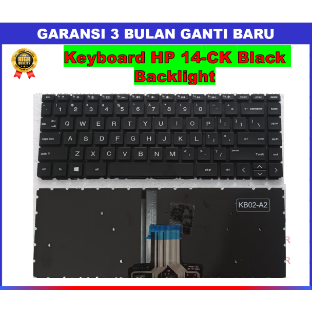Jual Keyboard HP 14-CK 14-ck0052cl 4-ck0009la 14-ck0010la black ...
