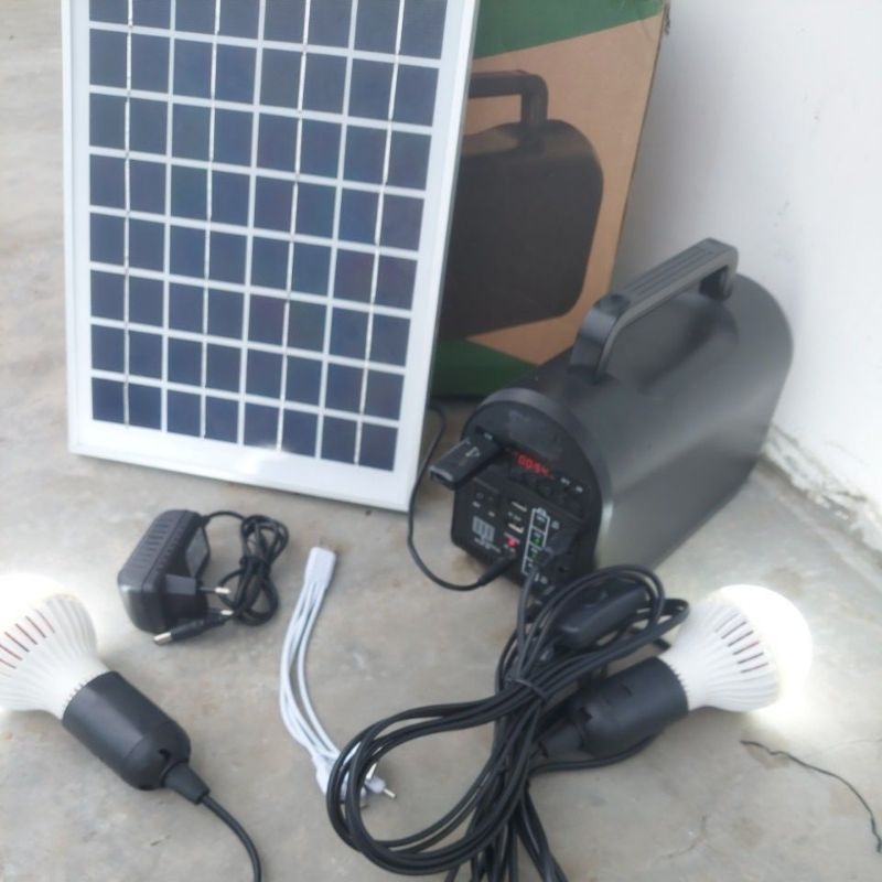Jual panel surya solar cell paket untuk kebun 10wp dan 22aH lifepo4 ...