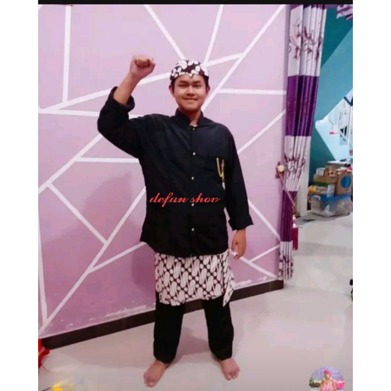 Jual baju adat basofi dewasa /baju adat cak Jawa Timur dewasa | Shopee ...
