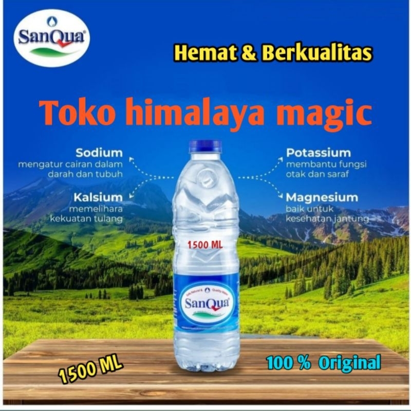 Jual SanQua. Kemasan botol 1500 ML | Shopee Indonesia