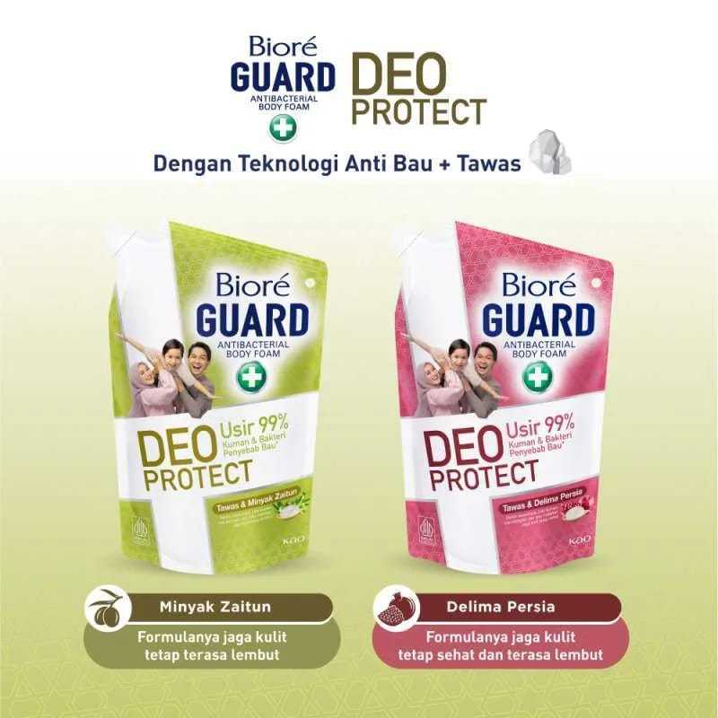 Jual Biore Body Foam Guard Deo Protect Sabun Mandi Cair Anti Bakteri ...
