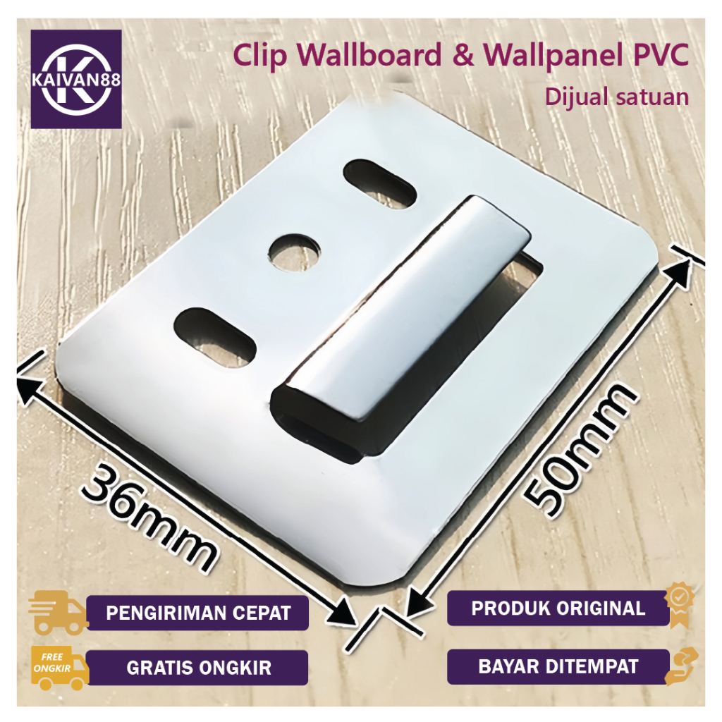 Jual Clip Wallboard & Wallpanel Pvc | Shopee Indonesia