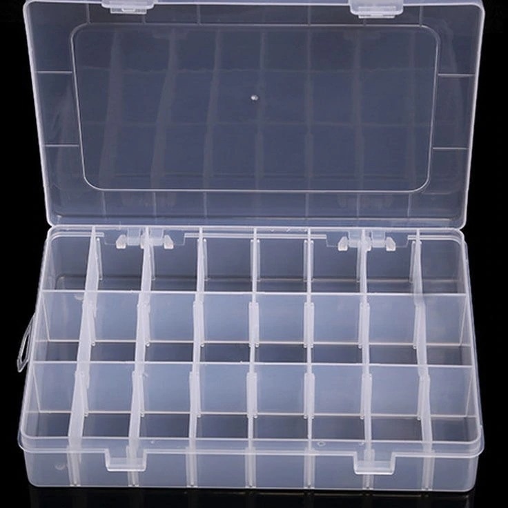 Jual Pasti Laku SANJI GRID BOX 24 SLOT SEKAT LEPAS KOTAK PERHIASAN ...