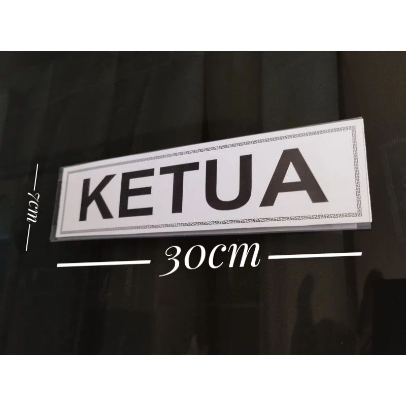 Jual PAPAN NAMA PINTU / PAPAN NAMA DIDINDING / SIGN NAMA RUANGAN / ROOM ...