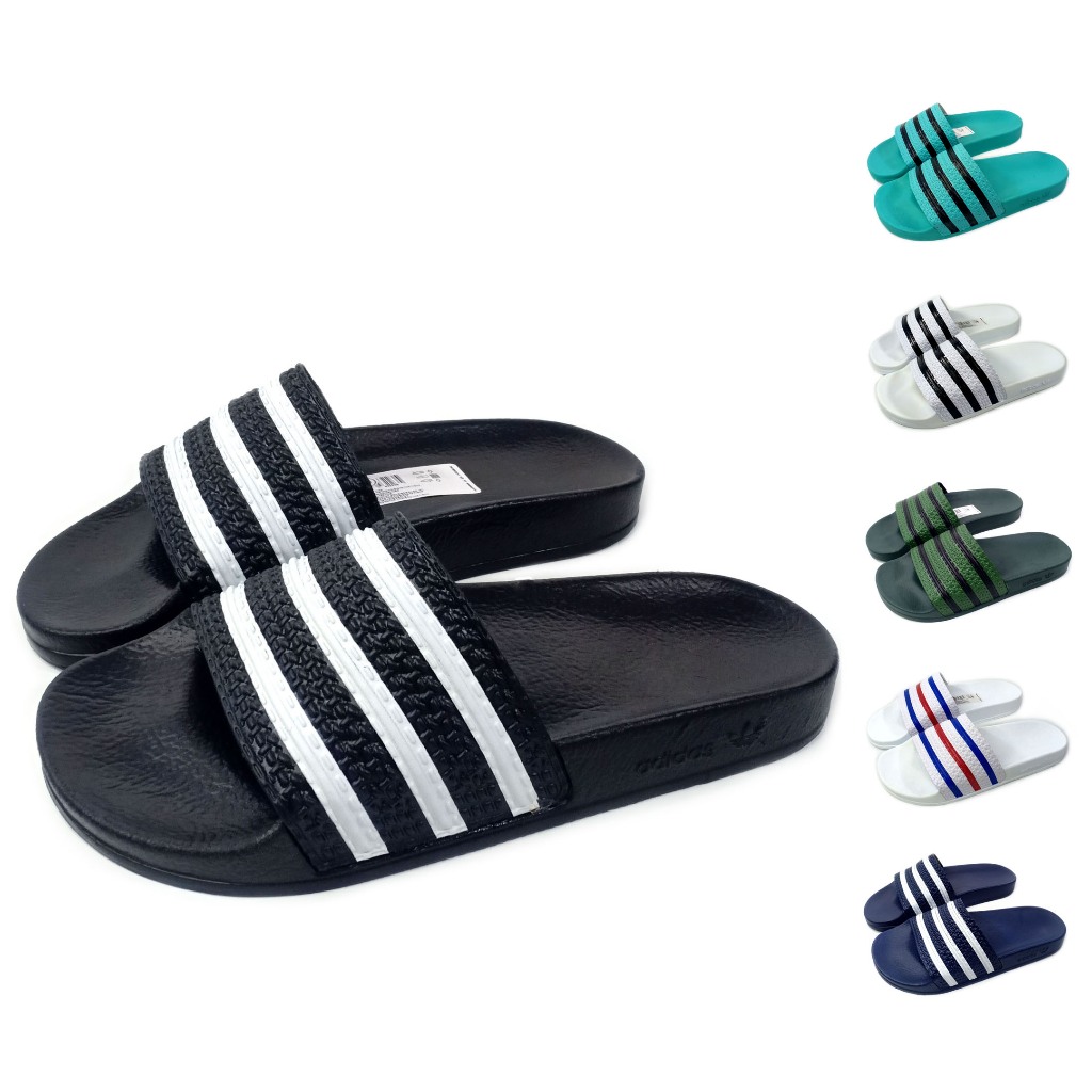 Jual TERBARU Sandal slide Casual Adidas pria wanita tipe selop slip on ...