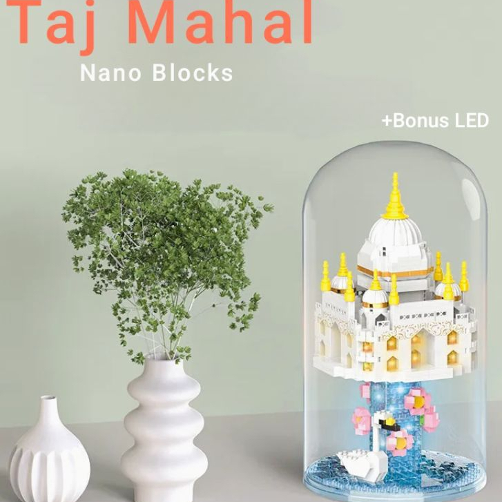 Jual cleAir O2 - Mainan Edukasi Anak Nano Blok 1144pcs Miniatur Taj ...