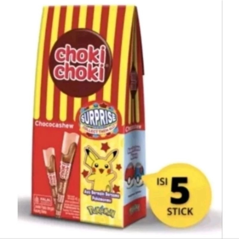 Jual Choki Choki Surprise Chococashew Edisi Pokemon 45gr | Shopee Indonesia