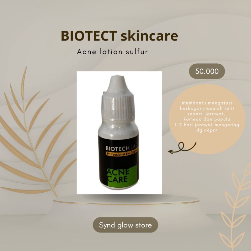 Jual biotect acne sulfur | Shopee Indonesia