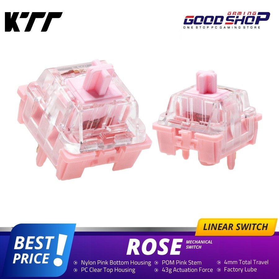Jual KTT Rose Linear Switch (Linear - PCB Mount) | Shopee Indonesia