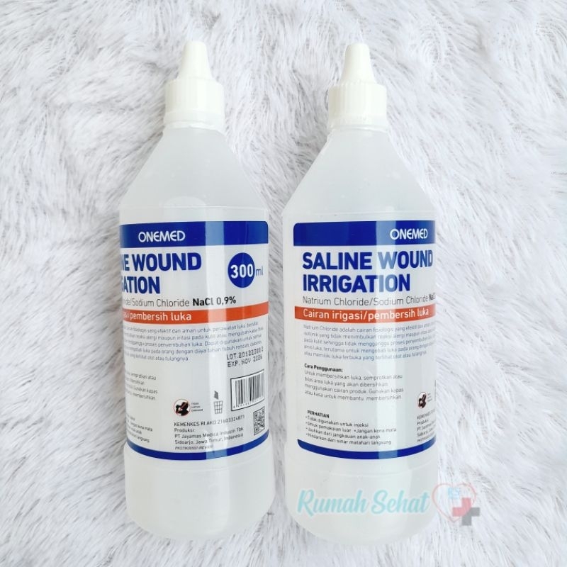 Jual PENCUCI LUKA ANTISEPTIK Pelembab Luka SALINE WOUND IRRIGATION 300ml | Shopee Indonesia