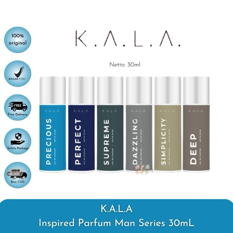 Jual KALA MEN SERIES PARFUM SPRAY 30ML PARFUME 30 ML | Shopee Indonesia