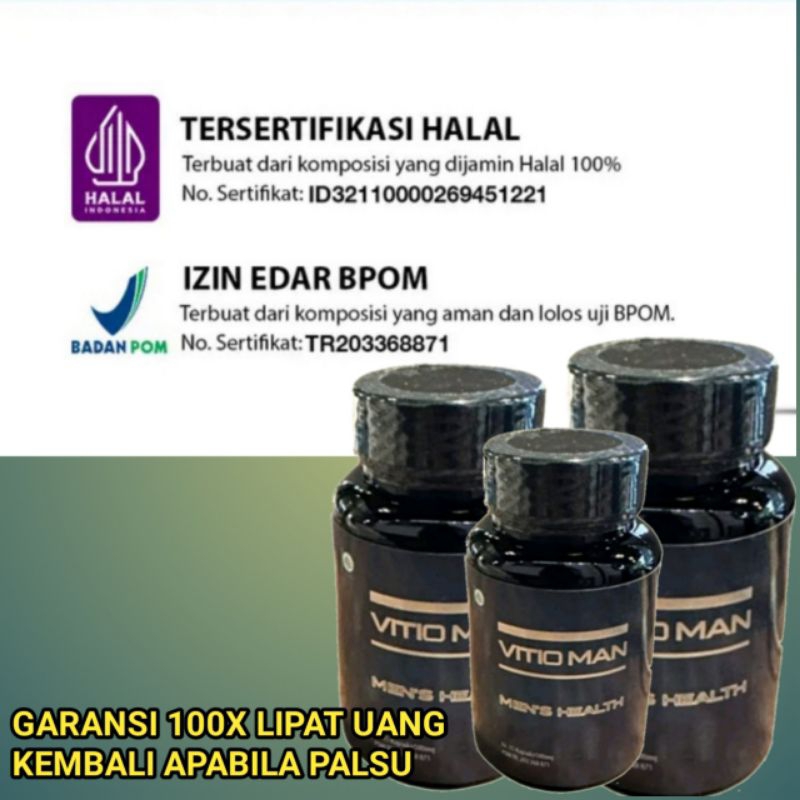 Jual VITIO MAN VITIOMAN ASLI ORIGINAL 100% OBAT STAMINA PRIA TERBUKTI ...