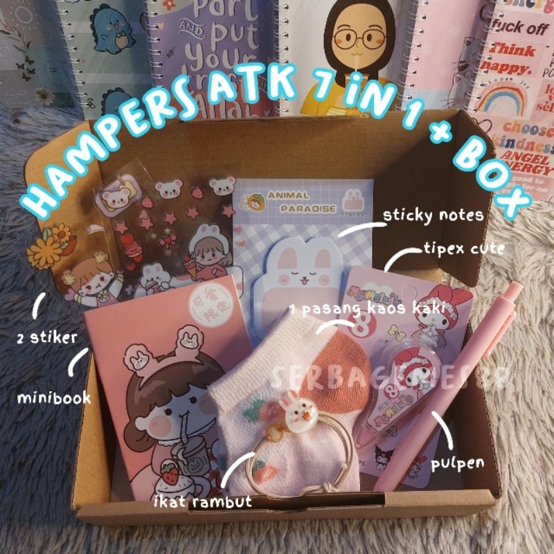 Jual serbagemes88 - SET ALAT TULIS 7 IN 1 LENGKAP / GIFT HAMPERS KADO ...