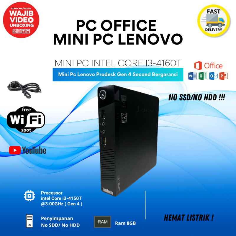 Jual PC INTEL CORE i3/i5 COCOK UNTUK OFFICE SIAP PAKAI SECOND ...