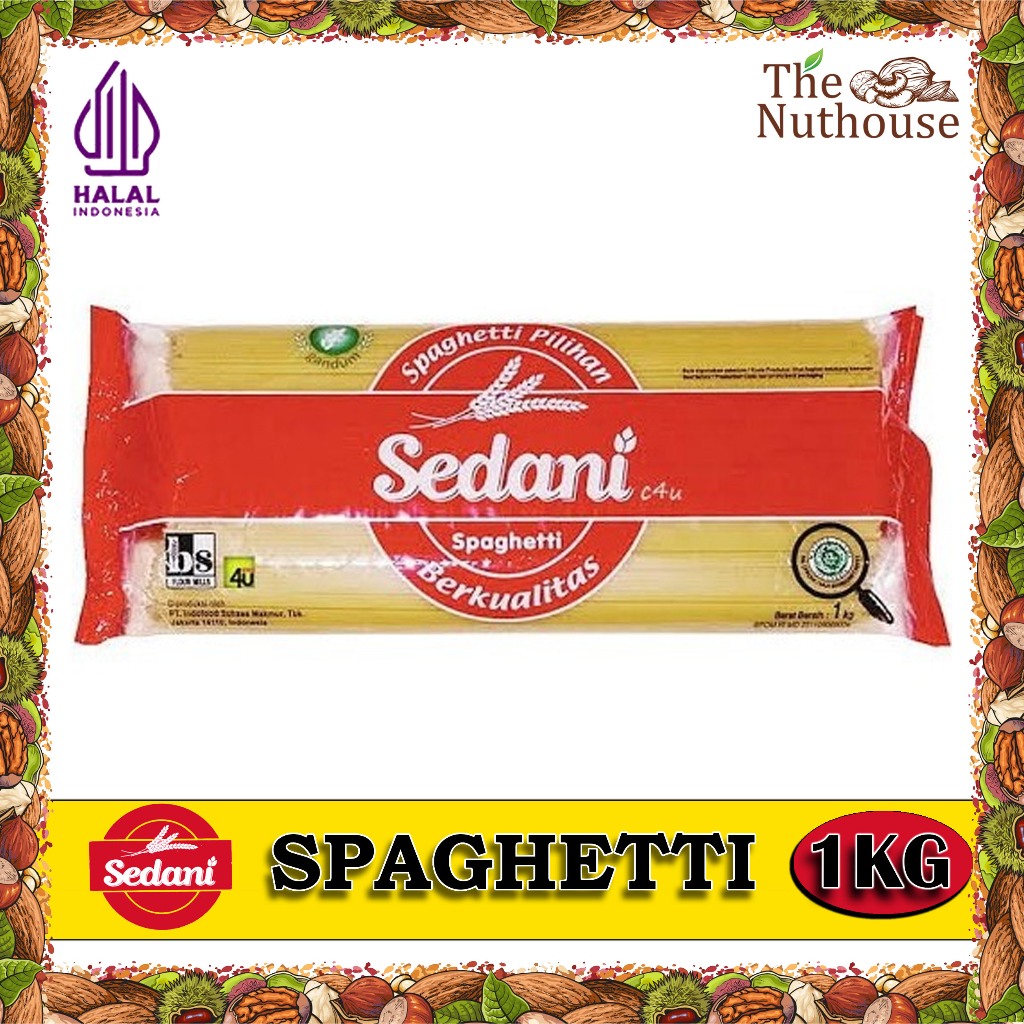 Jual SEDANI Spaghetti Pasta 1kg [HALAL] | Shopee Indonesia