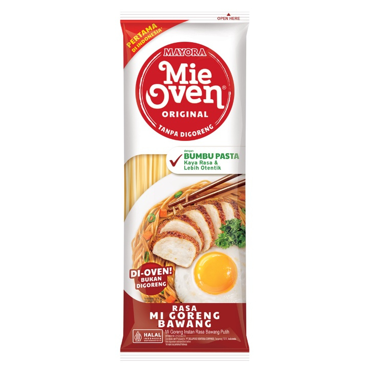 Jual Mahbubah - Mayora Mie Oven Original 78 g Rasa Mi Goreng Bawang ...