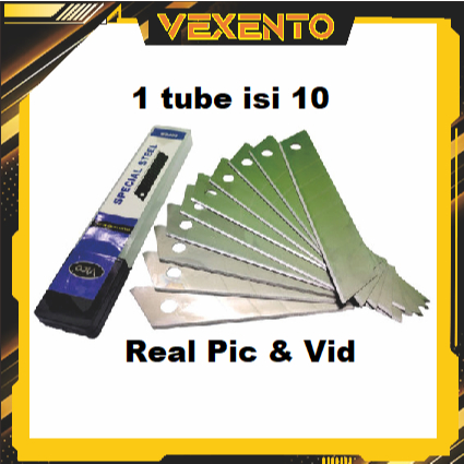 Jual Isi Cutter Besar Refill Kater isi 10 by Vexento | Shopee Indonesia