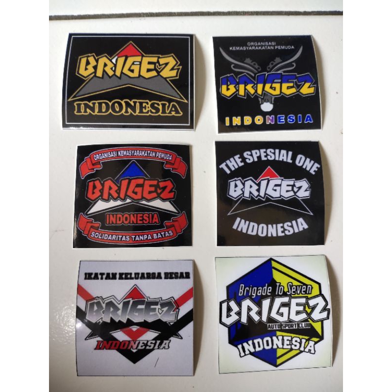 Jual Stiker Brigez Indonesia Enam Terbaru | Shopee Indonesia