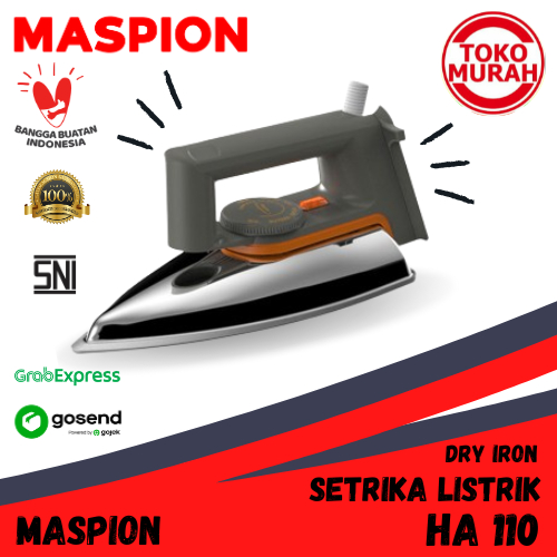 Jual Seterika/Setrika Listrik/Dry Iron/Electric Iron MASPION HA 110 ...