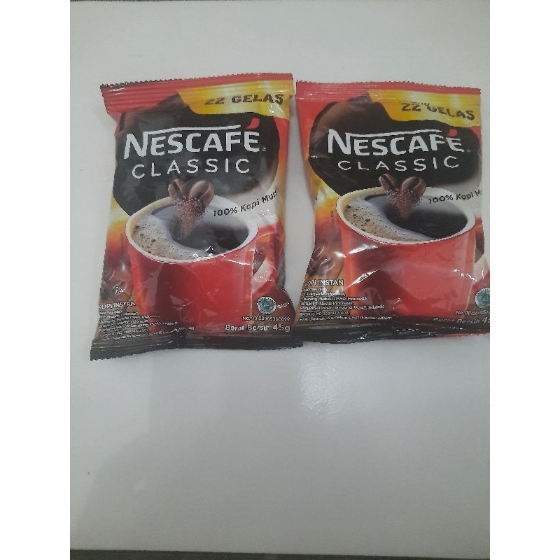 Jual Nescafe Classic 45gr (Kemasan Baru) | Shopee Indonesia