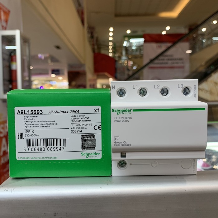Jual Schneider Acti 9 Surge Arrester PF20 Tipe 2 3P+N A9L15693 | Shopee ...