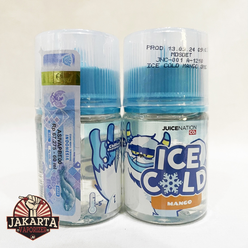 Jual ICE COLD MANGO 60ML 3MG BY JUICENATION | Shopee Indonesia