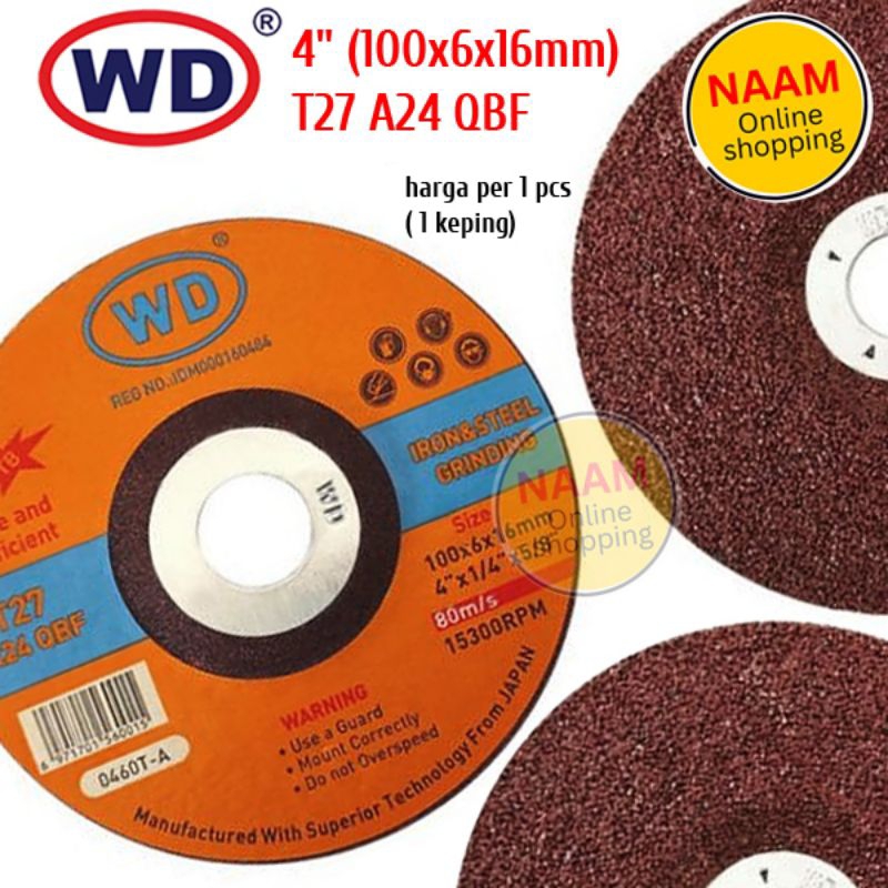 Jual MATA GERINDA POLES 4" / BATU GURINDA POLES 4 INCHI - STONE ...