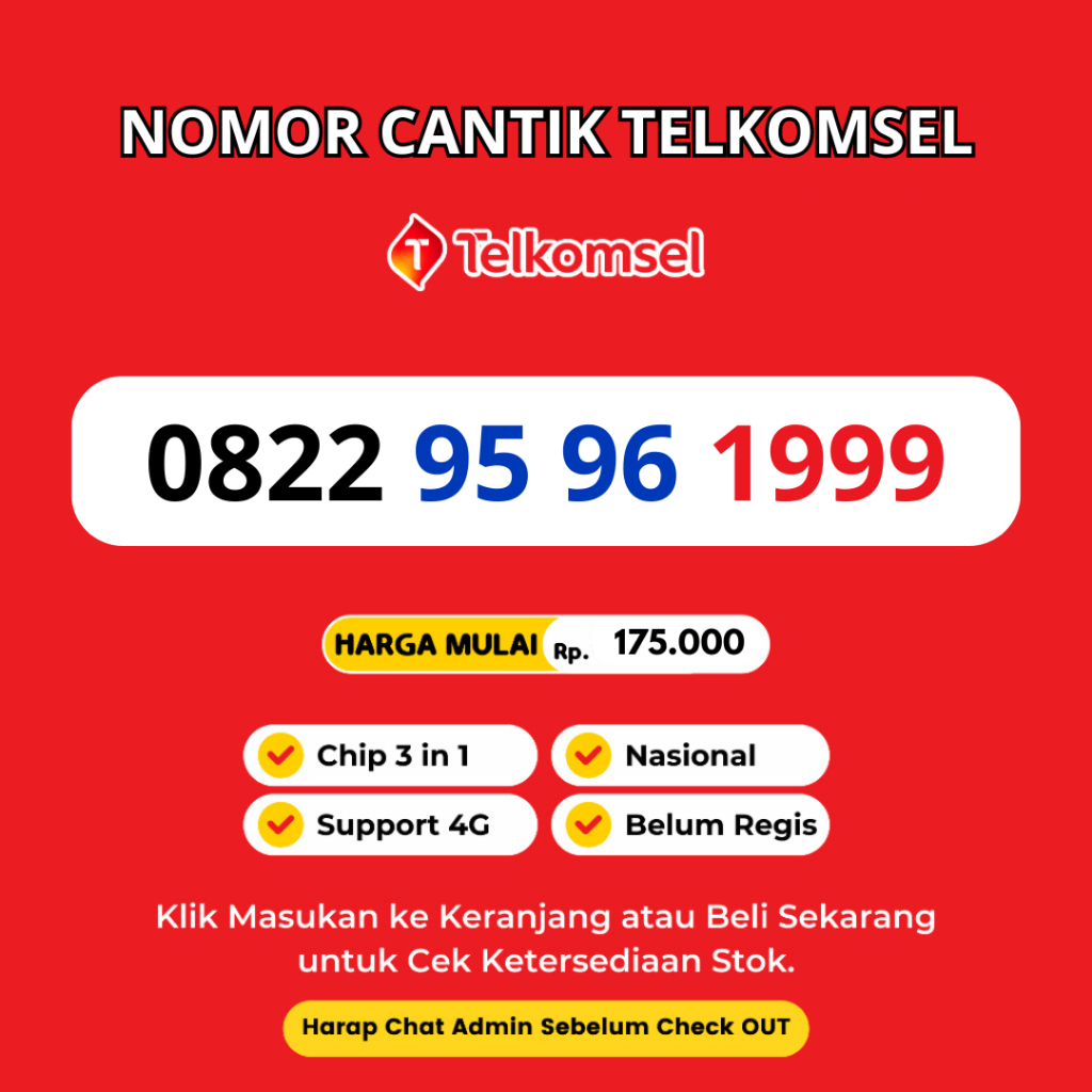 Jual Nomor Cantik Simpati Seri Tahun Lahir Support 4G LTE - Kartu ...