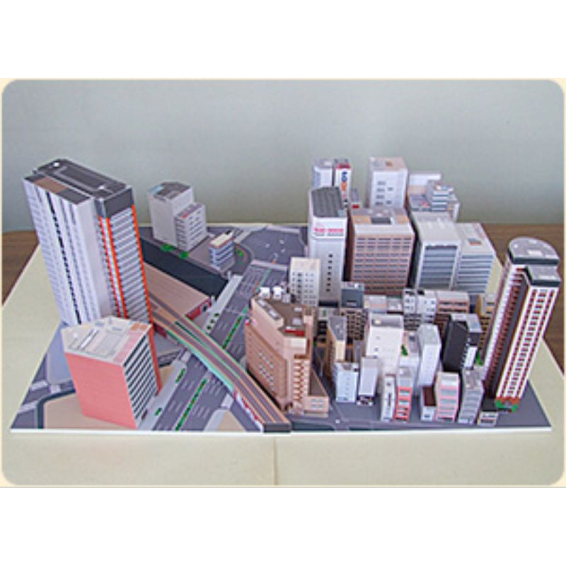 Jual Lembaran pola papercraft diorama kota tokyo jepang (NM-B) | Shopee ...