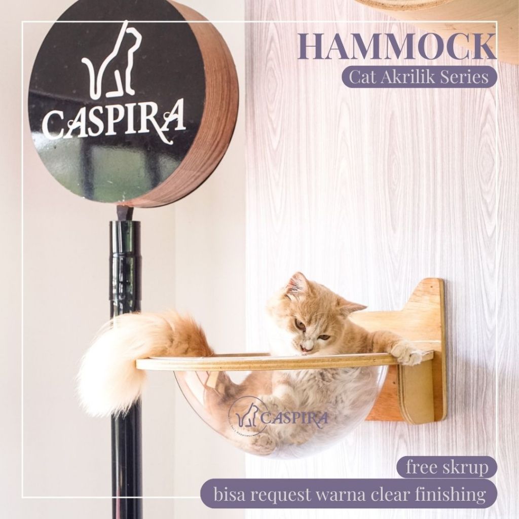 Jual Caspira Cat Play - Hammock Kucing Akrilik - Cat Bowl - Cat ...