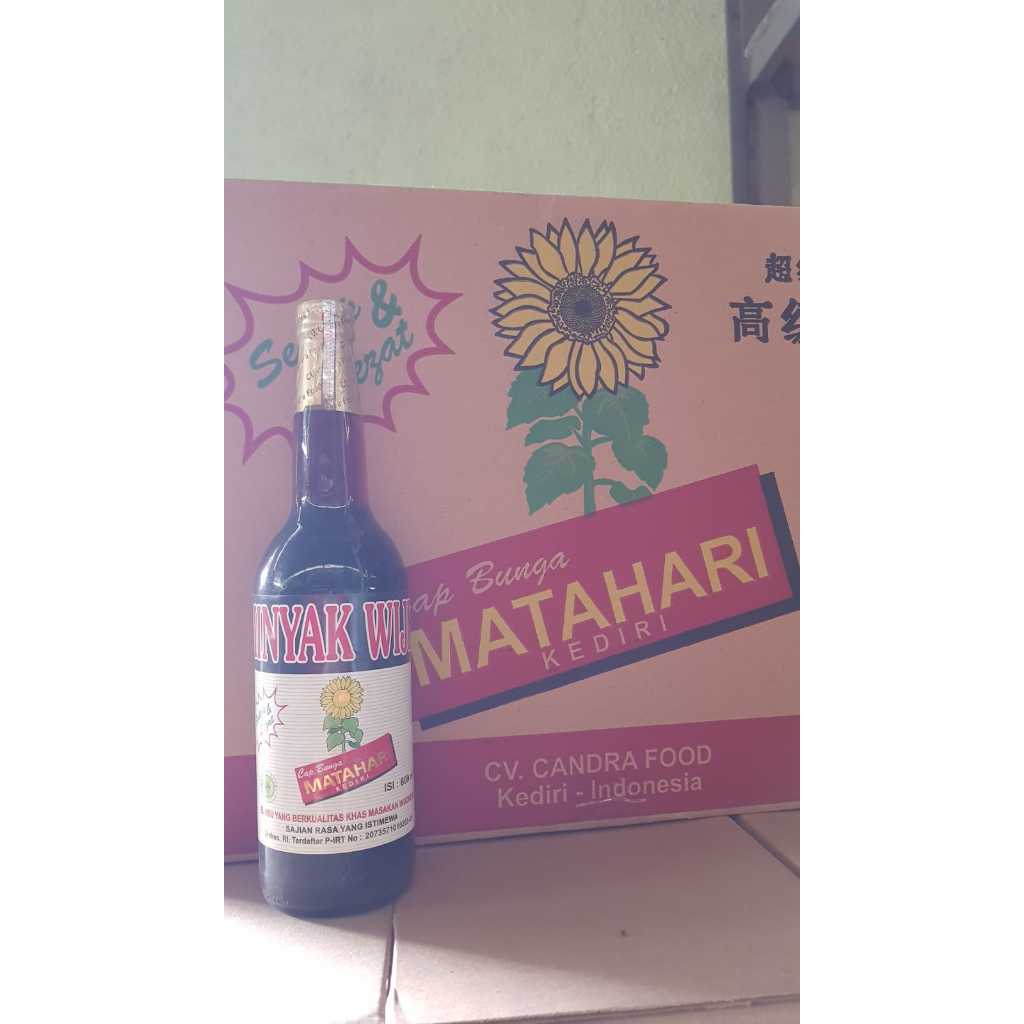Jual MINYAK WIJEN CAP BUNGA MATAHARI 600ML (BOTOL KACA) | Shopee Indonesia