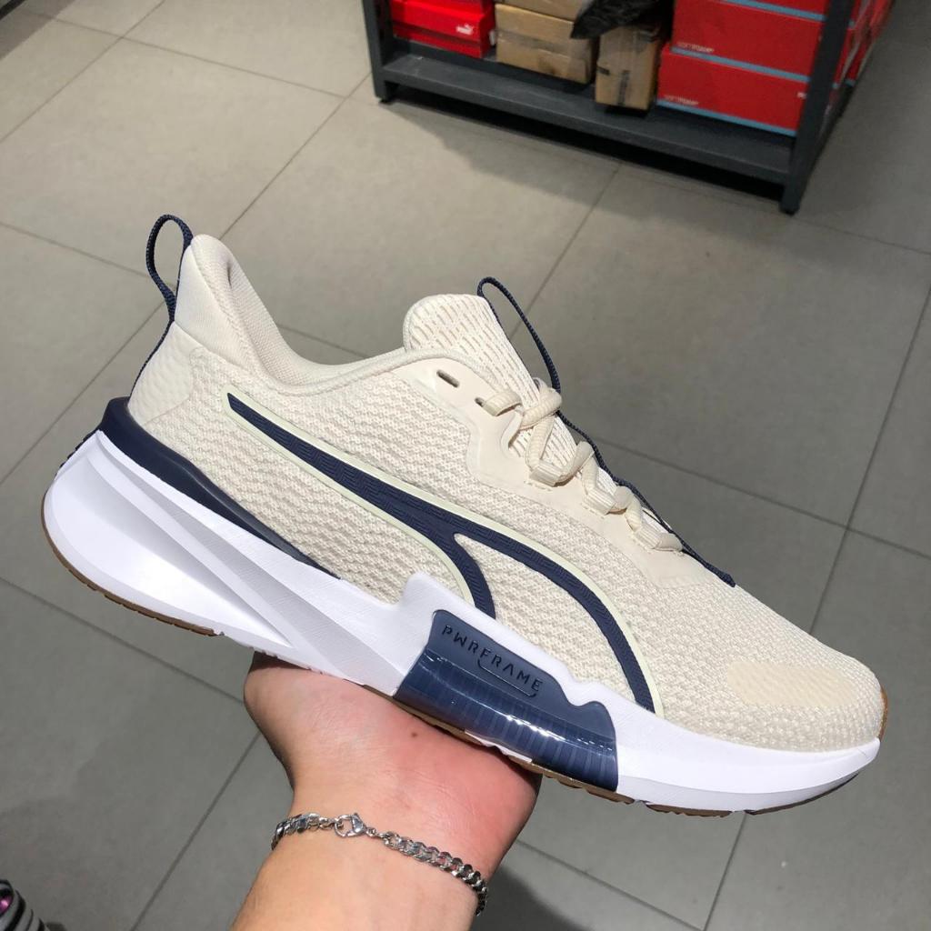 Jual Puma Sepatu Olahraga Lari Pwrframe Tr 2 Alpine Snow-Warm White ...